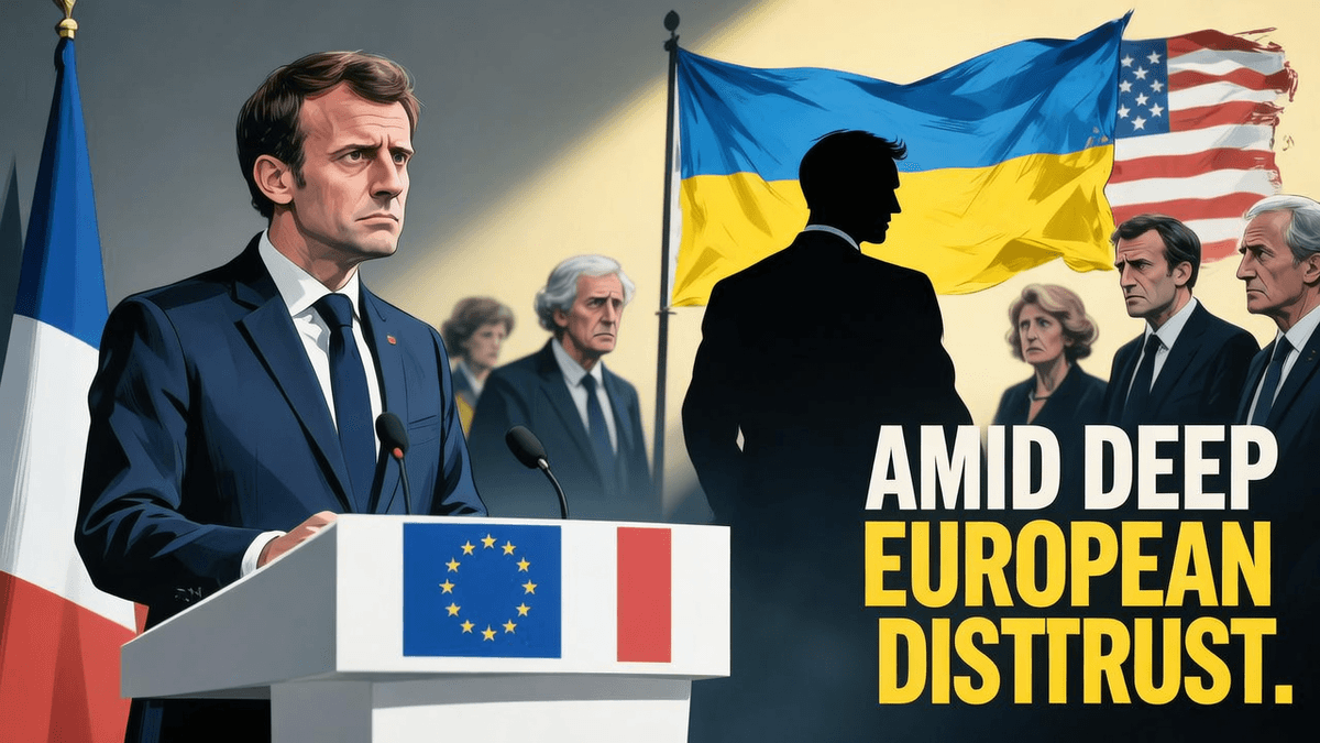 Macron Voices Alarm Over Potential U.S. Betrayal of Ukraine Amid Deep ...