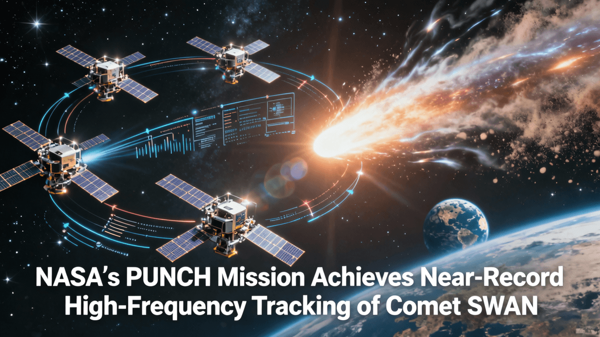 NASA’s PUNCH Mission Achieves Near-Record High-Frequency Tracking of ...
